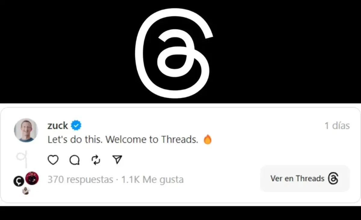 Mark Zuckerberg publica su primer mensaje en Threads, el Twitter de ...